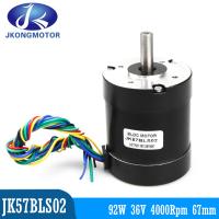 China 57mm 92W 36V 4000rpm 4 Pole Brushless DC Motor for Door Automation for sale