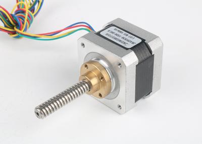 China Nema 17 Stepper Motor Linear Actuator 1.33A 2.8V 2.6kg.cm with Screw Lead 1.8 Degree for sale