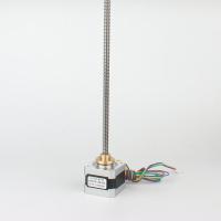 China Nema 17 Linear Stepper Motor 42mm 1.8deg 2 Phase Lead Screw External Shaft 0.4-1.68A for sale