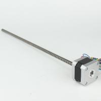 China Nema 17 Linear Stepper Motor 42mm 1.8deg 2 Phase Lead Screw External Shaft 0.4-1.68A for sale