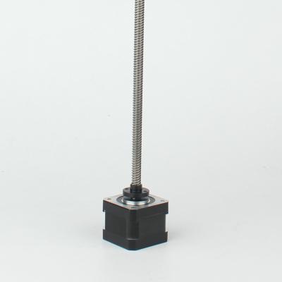 China Nema 17 Linear Stepper Motor 42mm 1.8deg 2 Phase Lead Screw External Shaft 0.4-1.68A for sale
