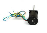 China 57mm 150W 24V 4 Pole 4500rpm Brushless DC Motor with Long Shaft for sale