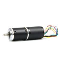 China 24V 77.5W 2100RPM Brushless Planetary Gear Motor 42mm Round 71:1 Speed Ratio for sale