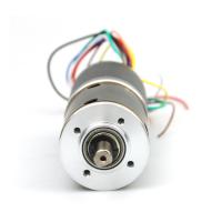 China 24V 77.5W 2100RPM Brushless Planetary Gear Motor 42mm Round 71:1 Speed Ratio for sale