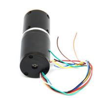 China 24V 77.5W 2100RPM Brushless Planetary Gear Motor 42mm Round 71:1 Speed Ratio for sale