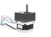 China Nema 23 Hybrid Geared Stepper Motor 1.8° 5.5kg.cm 15:1 Ratio 2.8A 4-Wire for sale