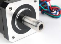 China Nema17 42mm Hollow Shaft Stepper Motor 1.8deg 1.68A 0.49N.m 48mm Length for sale