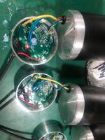 China 80mm 24V 60W 2500rpm Brushless DC Motor with Built-in Driver for Fans for sale