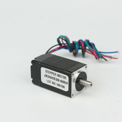 China ROHS Hybrid Nema 8 Stepper Motor 20mm 0.6A 180g.cm 4 Leads 1.8 Degree for sale