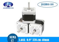 China Nema 17 Hybrid Stepper Motor 0.9° 1.68A 40mm Length 5mm Round Shaft High Precision for sale