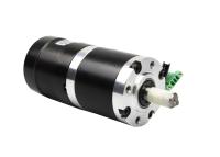 China 3 Phase 4 Pole 24V 35W Geared Brushless DC Motor with Brake 57BLS for Gate Barrier for sale