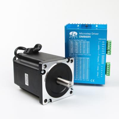 China NEMA34 85BYGH450B Bipolar Stepper Motor 1.8 Degree 8.7N.m 6A 4 Leads for CNC Router for sale