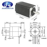 China Nema11 28HS51-0674 Hybrid Stepper Motor 1.8° 0.67A 17oz-in 1200g.cm 28x28x51mm for sale