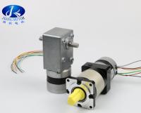 China 24V 2500rpm High Torque BLDC Geared Motor with 92:1 Electric Gearbox Reducer 28.8W for sale