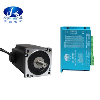 China Nema 34 Closed Loop Stepper Motor 8.5Nm 2 Phase 1.8° JK86HSN85 Easy Servo Low Noise for sale