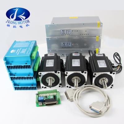 China Nema34 Closed Loop Stepper Motor 6A 1.8 Degree 12Nm CNC Plasma Kit with Mach3 Breakout Board for sale