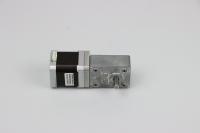 China Hybrid 1.8 Degree Nema 17 Worm Geared Step Motor 1.5A 5.5kg.cm 17:1 for Lab Automation for sale