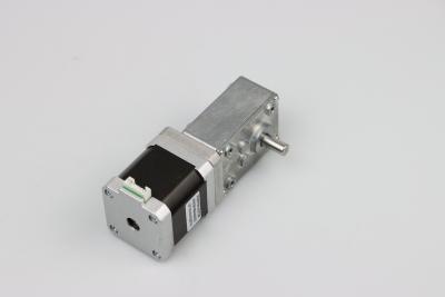 China Nema 17 Worm Gearbox Stepping Motor 78.5ozIn 1.5A 5.76V 48mm for Laser Engraving for sale