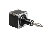 China Nema17 Captive Linear Actuator Stepper Motor 5V 1.7A 8.7mH with Threaded Drive Screw JK42H2A5007K4-22 for sale