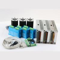 China Nema23 Hybrid Stepper Motor 8mm Shaft 4.2A 2.8N.m with DM556 Driver for CNC for sale