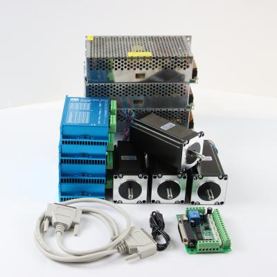China Nema23 Hybrid Stepper Motor 8mm Shaft 4.2A 2.8N.m with DM556 Driver for CNC for sale