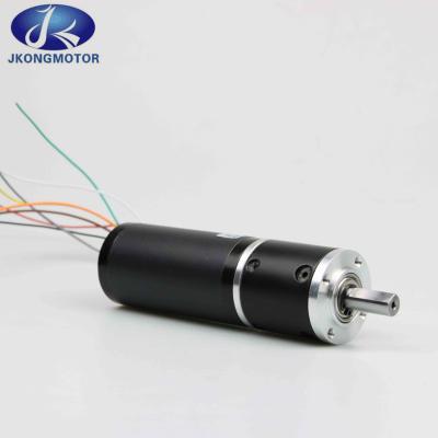 China 24V 62W 4000rpm Brushless DC Motor with 24:1 Planetary Gearbox 6 Leads 42mm for sale
