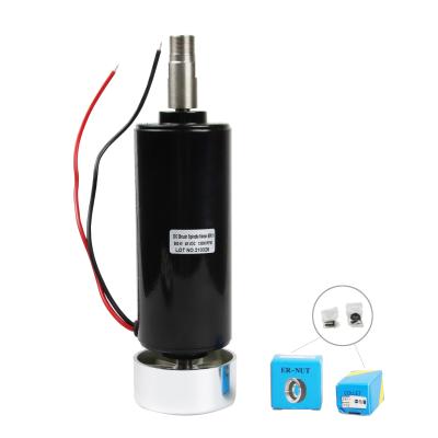 China ER16 Air Cooled Spindle Motor 500W 48VDC 12000RPM 600mN.m for CNC Router for sale