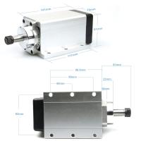 China ER11 Air Cooling Spindle Motor 700W 110VDC 220VDC 11000RPM 0.55Nm CNC Router for sale
