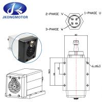 China Air Cooling DC Brushless Spindle Motor 700W 0.55Nm 0-11000rpm 110V 220V ER11 Collet for sale