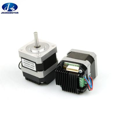 China Nema17 Integrated Stepper Motor 1.8deg 1.33A 0.26Nm with Controller JK42HS34-1334IE for sale