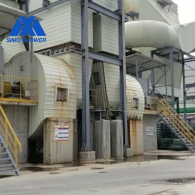 China Double Suction 200kw Industrial  Induced Draft Fan Blower 7-41 Series for sale