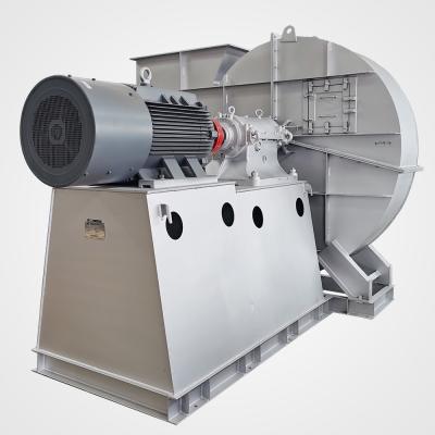 China 5.5-1500kw Induced Draft Blower Backward Curved Blade 1450-2900rpm Speed for sale