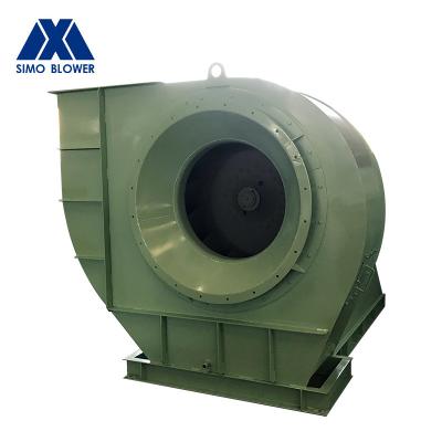 China Cement Kiln Medium Pressure Centrifugal Induced Draft Fan 90kw Kiln Head for sale