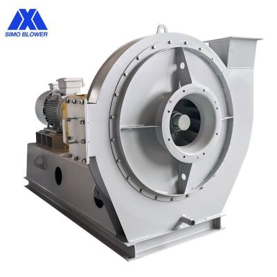 China 37kW Energy Saving High Pressure Corrosion Resistant Centrifugal Fan for Chemical Plant Boiler Induced Draft for sale