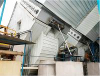 China Glass production line equipped with induced draft fan for sale