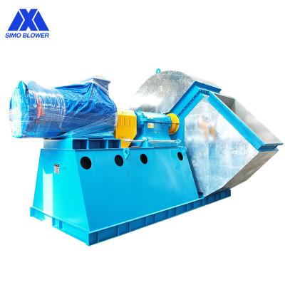 China Industrial Centrifugal Fan with Single Inlet Design for Large Airflow Systems and Oil Bath Lubrication for sale