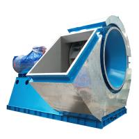 China Industrial Centrifugal Fan with Single Inlet Design for Large Airflow Systems and Oil Bath Lubrication for sale
