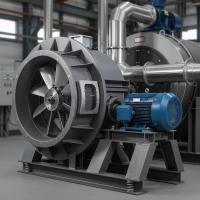 China High Efficiency Large Volume Wear-Resistant Induced Draft Fan for Industrial Boiler Systems for sale