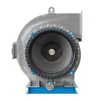 China Acid and alkali resistant chemical special titanium material induced draft fan for sale