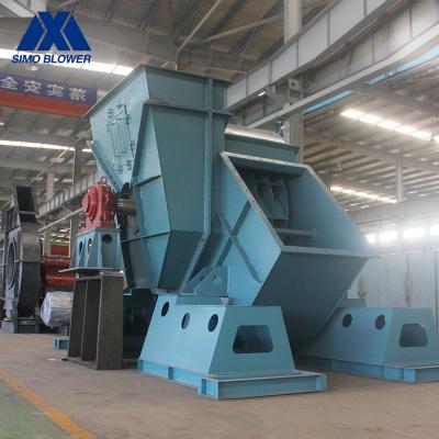 China Heavy Duty Q345 Flue Gas Fan Overhang Type High Wear Resistance for sale