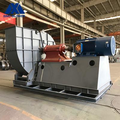 China Alloy Steel Coupling Driving Industrial Boiler Centrifugal Flow Fan for sale