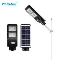 China All In One Solar Street Courtyard Light ABS Material With Black Housing for sale