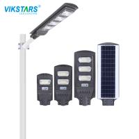 China All In One LED Solar Street Lamp IP66 Cold White For Outdoor Lighting for sale