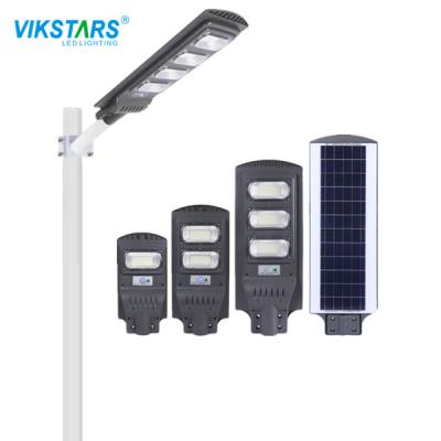China All In One LED Solar Street Lamp IP66 Cold White For Outdoor Lighting for sale