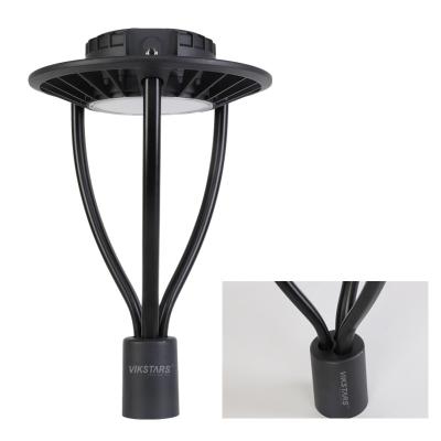 China 120w Round Garden Lights 100lm/W Black Color For Community Park Yard for sale