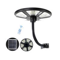 China 300w Waterproof Solar Garden Lights Round Led Motion Sensor Ufo For Backyard Pathway for sale