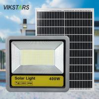 China Die-cast Aluminum High Brightness 400W 300W 200W 100W Solar Flood Lights for sale