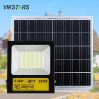 China Cheapest Price ABS solar flood lights 30w 60w 100w 200w for yard garden park pathway for sale