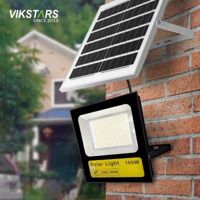China Cheapest Price ABS solar flood lights 30w 60w 100w 200w for yard garden park pathway for sale