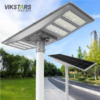 China New Bidirectional Solar Street Lamp IP66 LED Solar Garden Light 600W 900W All in One Solar Landscape Lights for sale